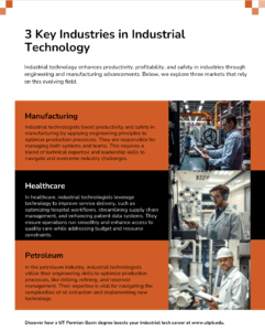 What Is Industrial Technology? Exploring Key Industries & Career Paths ...